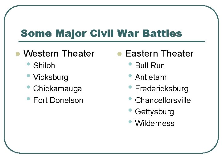 American Civil War The Early Battles 1861 1863