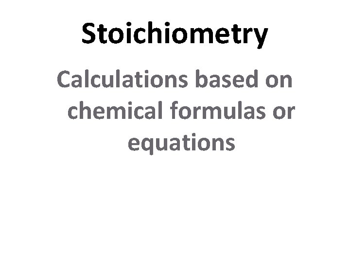 Balancing Equations Chemical Reactions Helpful Tips Balance one