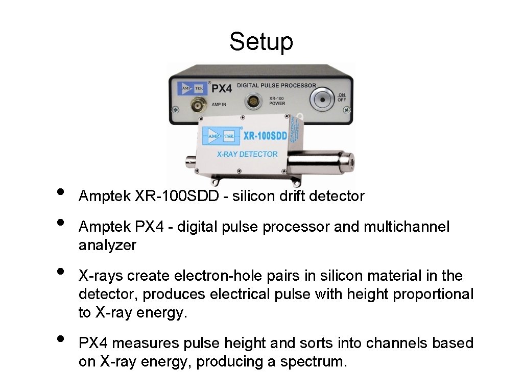 Portable XRay Fluorescence to Determine the Composition of