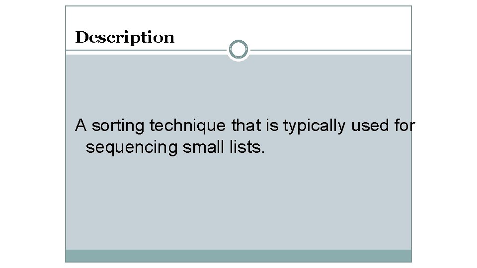 Sorting Bubble Sort Selection Sort Week03 Lecture02 Course