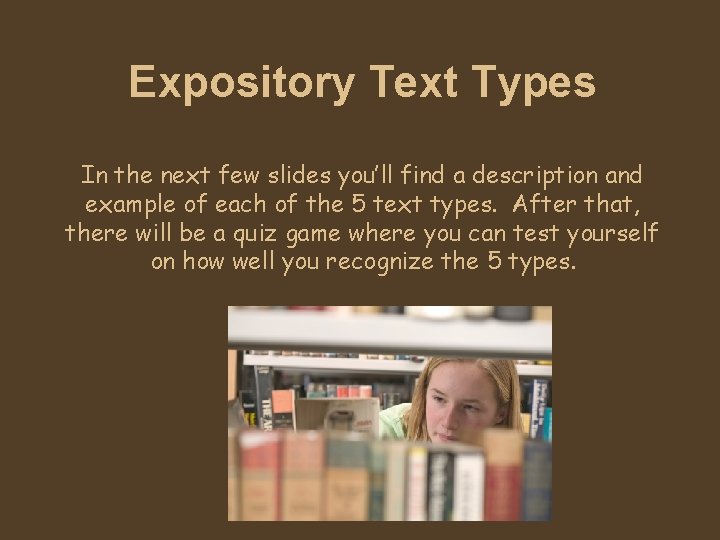 Taking a Bite Out of Nonfiction Text A