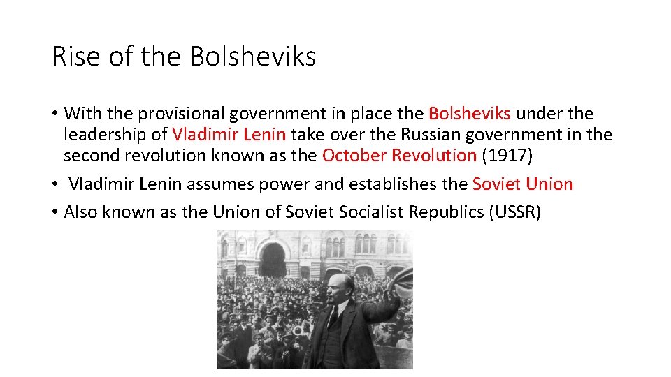 Russian Revolution 1917 1918 Before the Russian Revolution