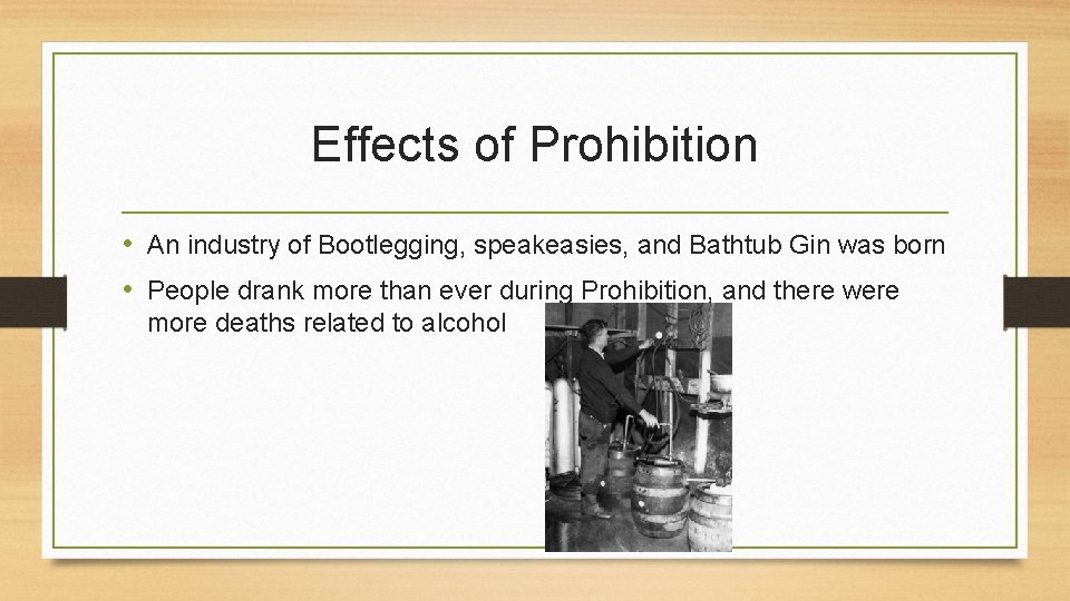 Life During the 1920 s Prohibition and the