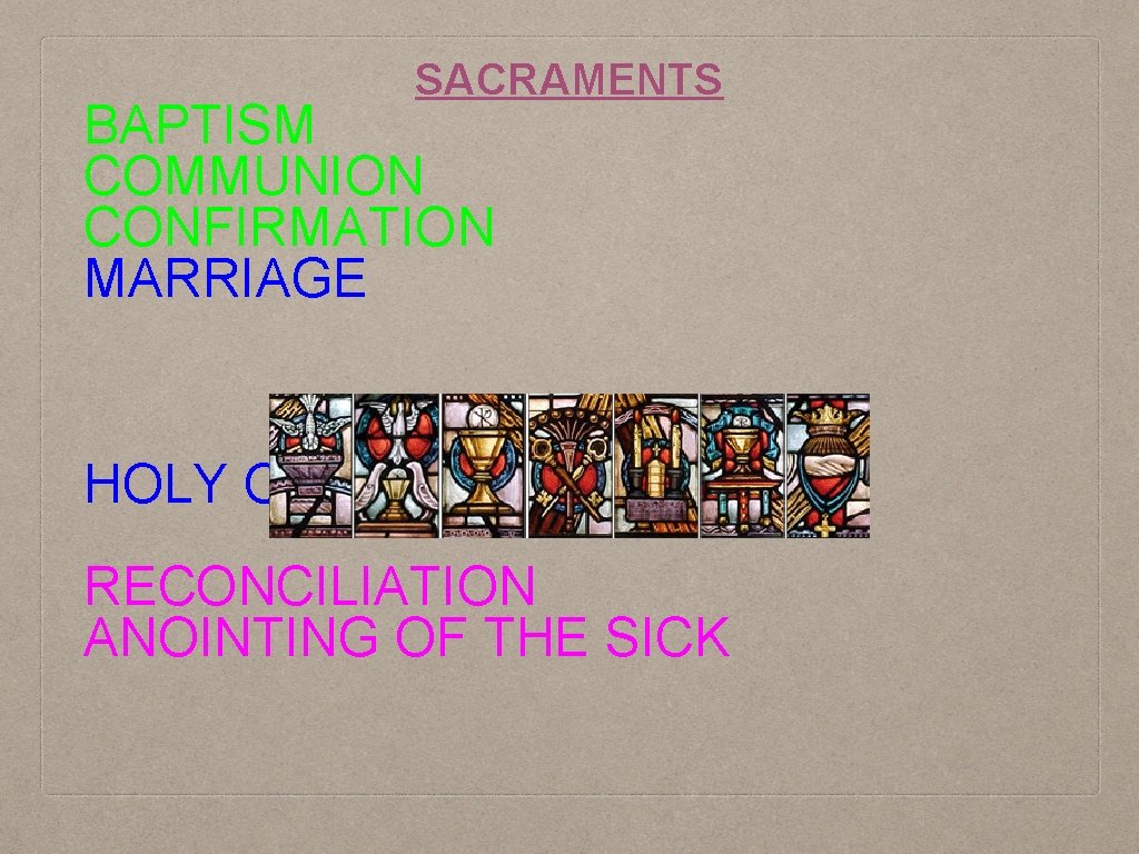 INTRODUCTION TO THE SACRAMENTS BAPTISM RCIA PRESENTATION JANUARY