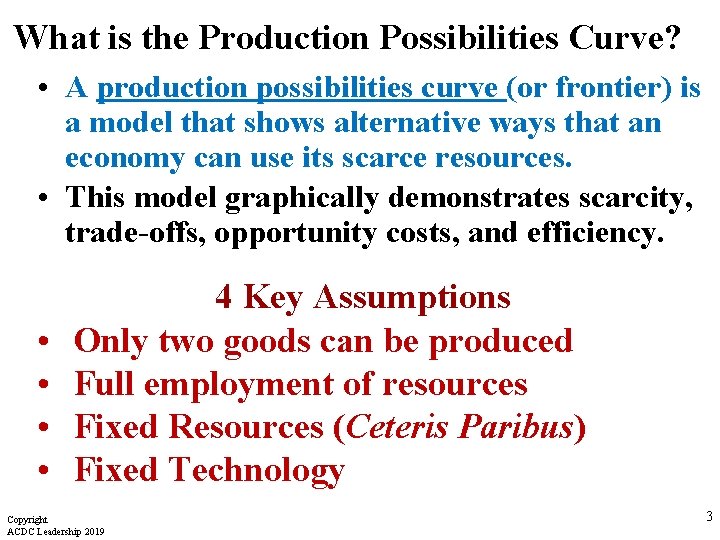 Production Possibilities Absolute Comparative Advantage The Production ...