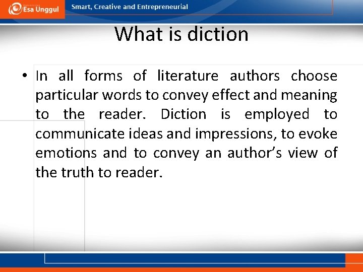 MAIN IDEA AN DICTION SESSION 5 DR FEBRIYANTINA