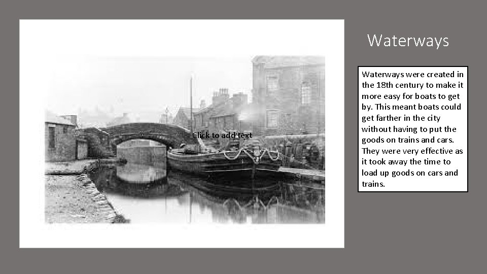 How did Transportation affect the industrial revolution By