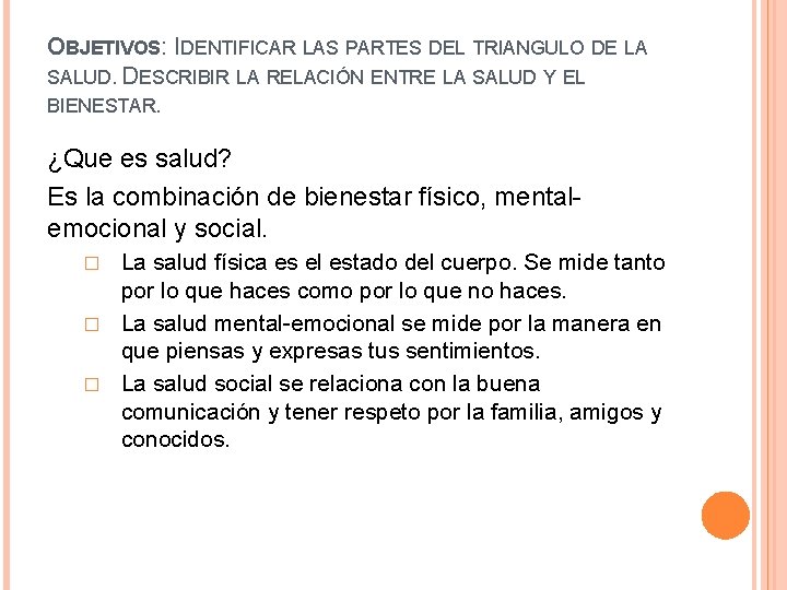 UNIDAD 1 ENTENDIENDO LA SALUD Y EL BIENESTAR