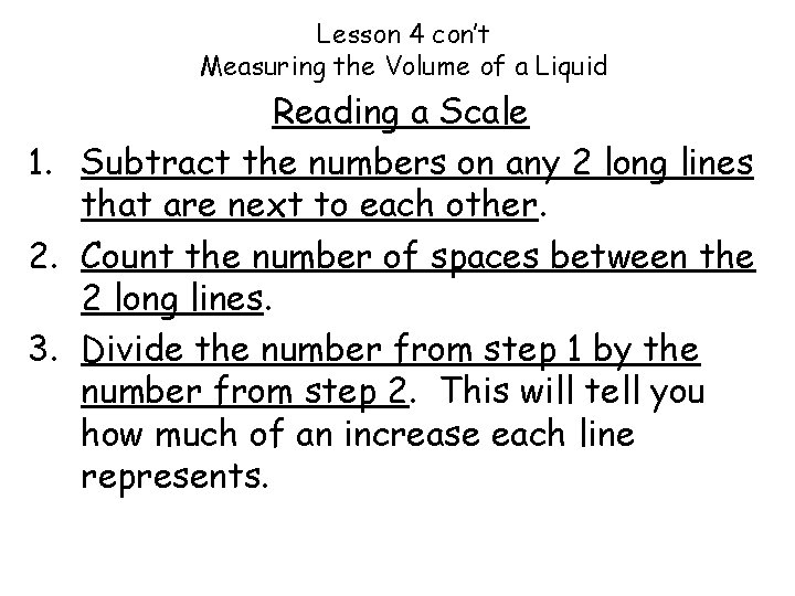 Chapter 2 The Properties of Matter Integrated Lab