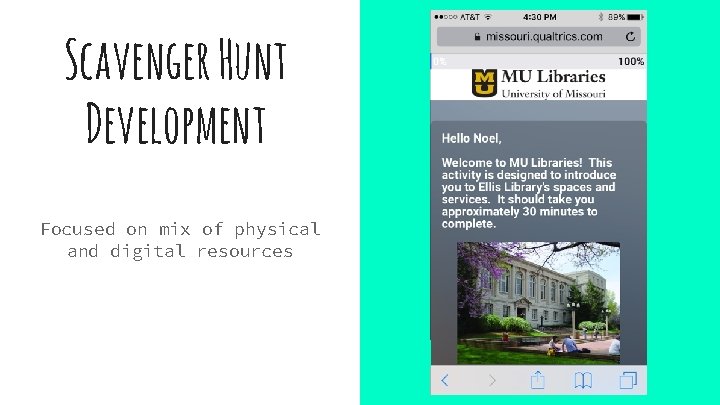 Smart Phones and Scavenger Hunts A Mobile Introduction