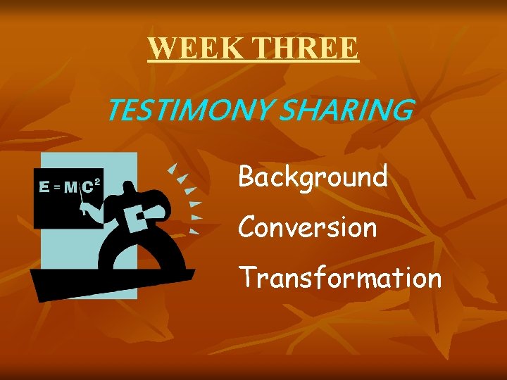 Welcome to Oak Ridge Reformed Baptist August th