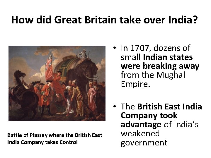 Causes and Effects of British Imperialism in India