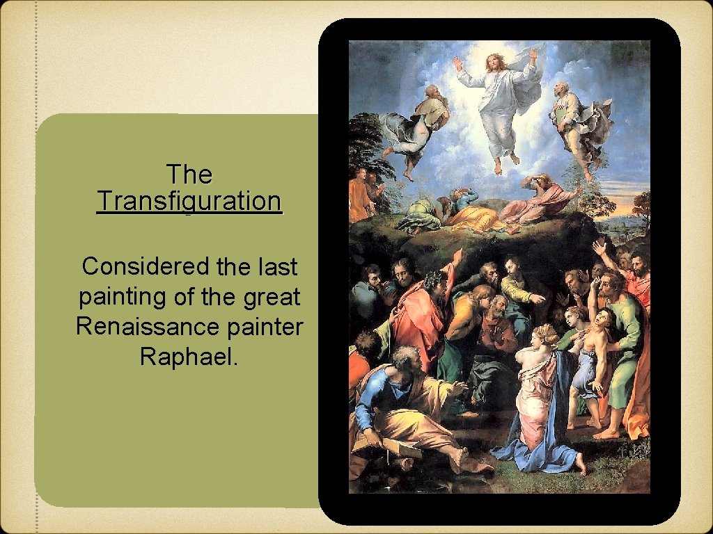 Sunday Bible College Chapter 17 The Transfiguration Jesus