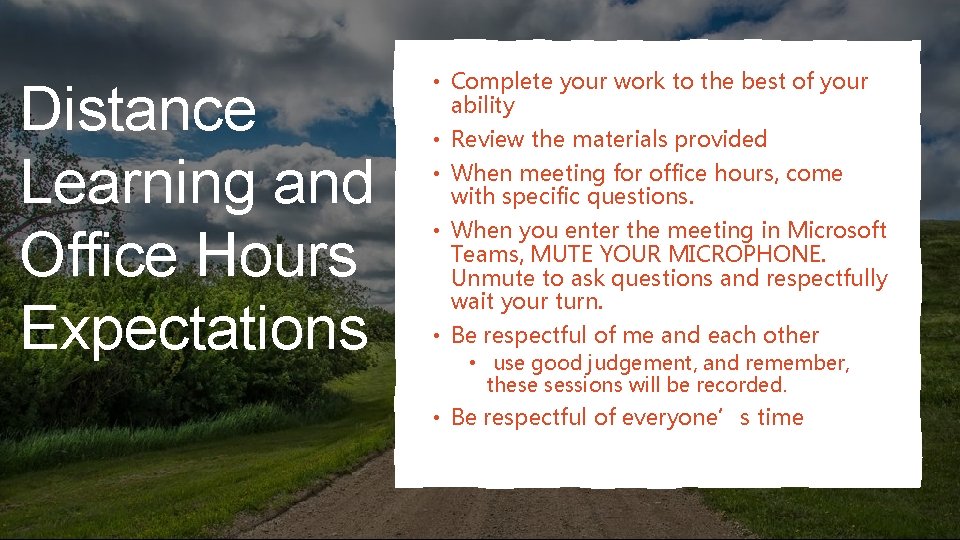 Distance Learning Phase 2 ELA Mr Beyerle Our