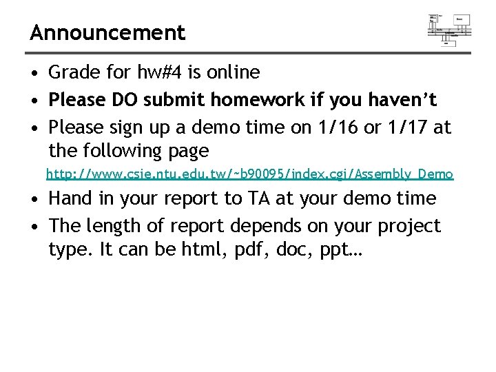 Memory Hierarchy Computer Organization and Assembly Languages YungYu