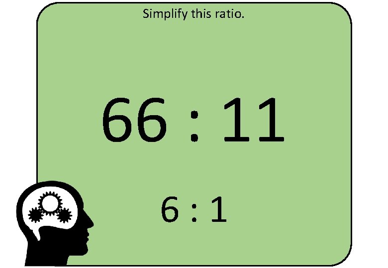 Ratio Simplifying Bingo Only Answers Students should choose