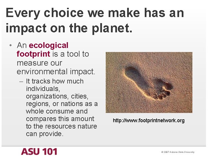 Calculating Your Ecological Footprint Sustainability Part 2 Presenter