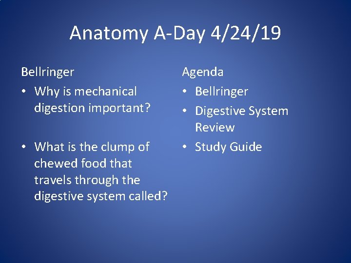 Anatomy ADay 41619 Bellringer Cells use oxygen to