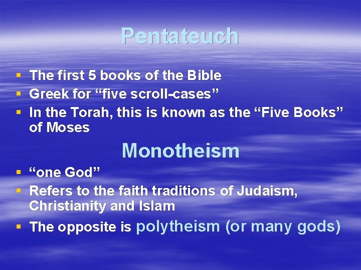 The etymology or origin of the word Bible