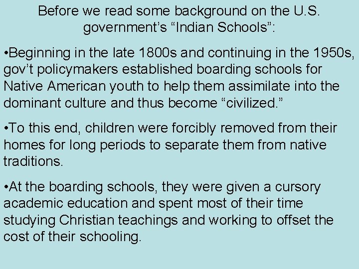 Indian Education by Sherman Alexie 1 So how