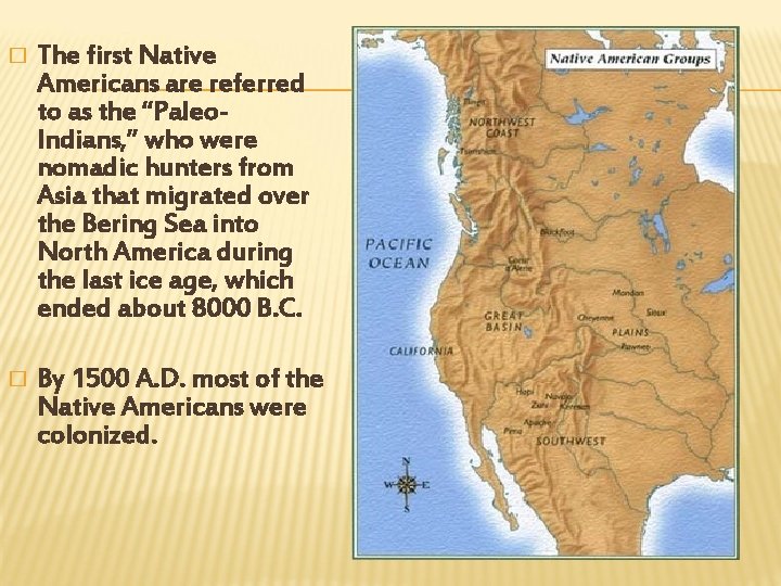 NATIVE AMERICAN MYTHOLOGY 8000 B C 1500 A