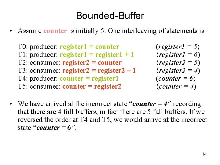 Chapter 7 Concurrency Process Synchronization Process Synchronization Background