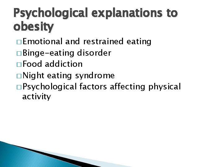 ICD International Classification of Diseases OBESITY http www