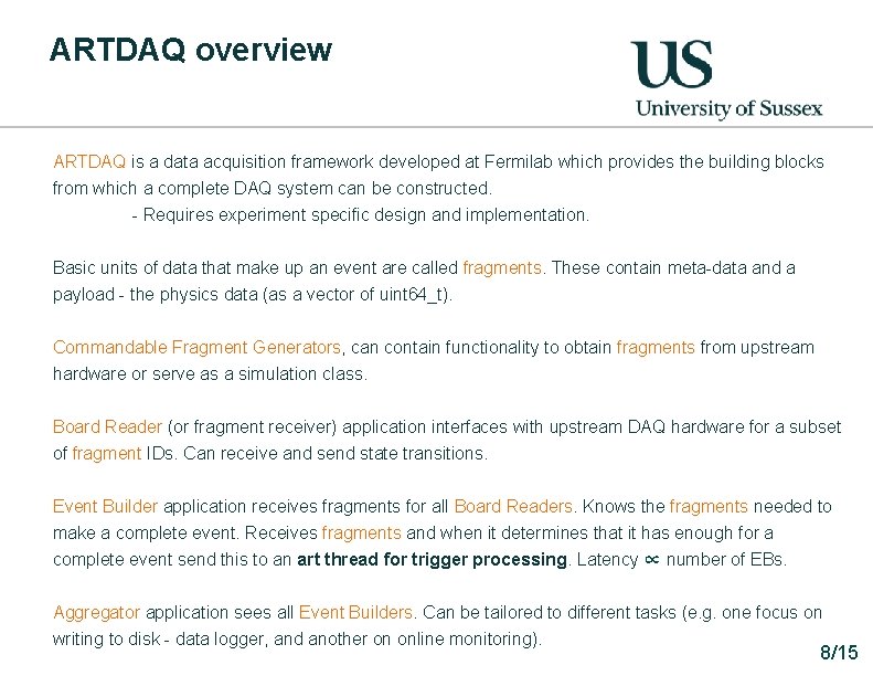 Triggering with ARTDAQ 24 th February 2014 Matthew
