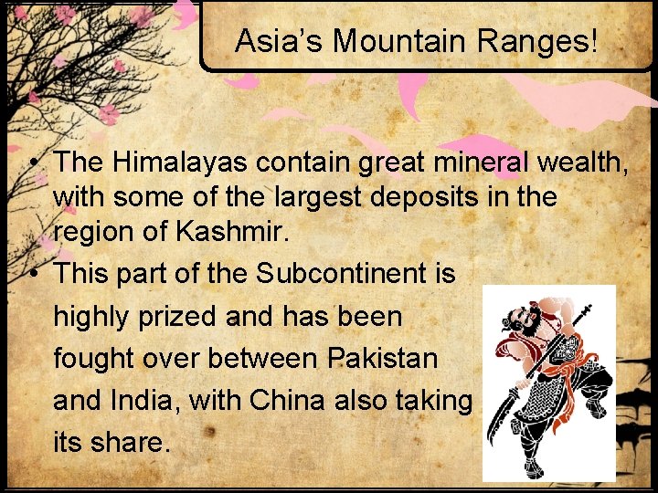 Geography of Asia Presented by Ms C Mason