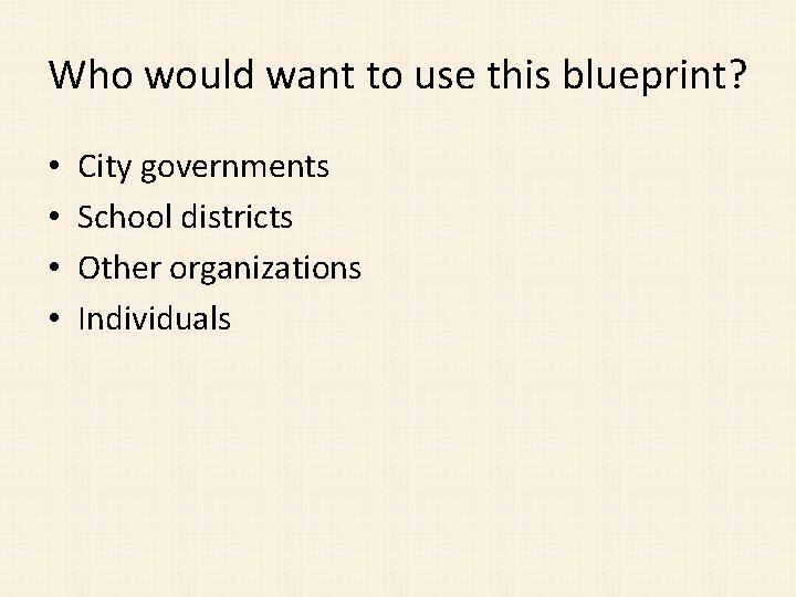 Geog 596 A Blueprint for Creating an Open