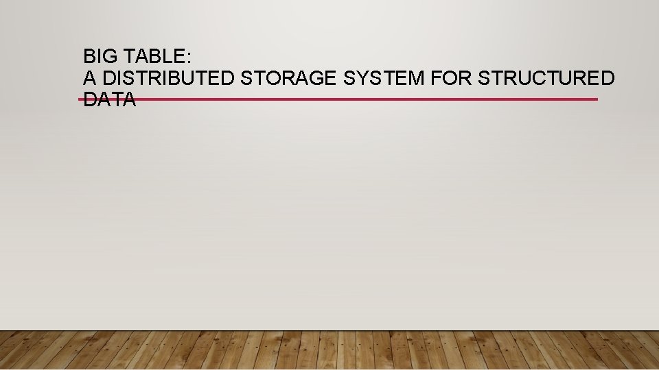 14 848 CLOUD INFRASTRUCTURE LSMS AND BLOOM FILTERS
