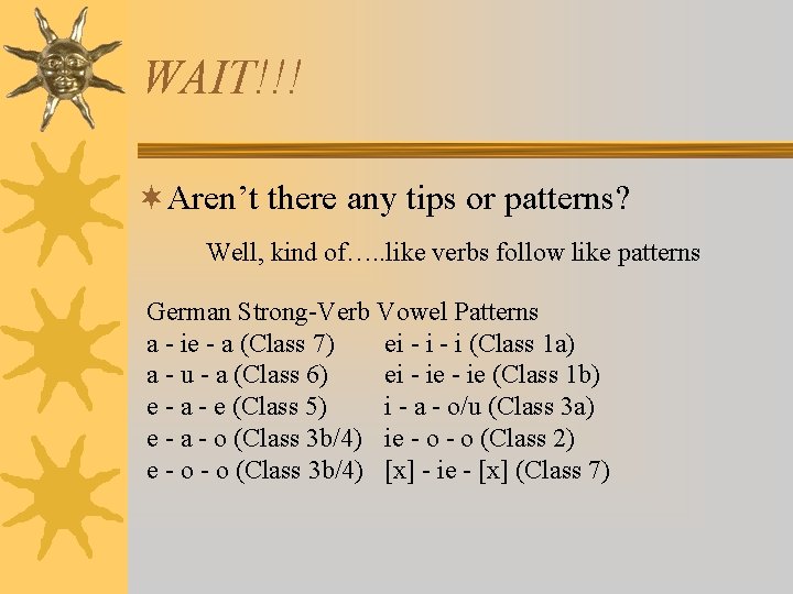 Simple Past Imperfekt Simple Past of weak verbs