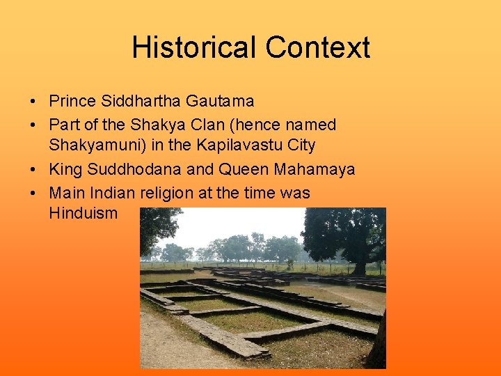 Life of Gautama Buddha from Birth to Renunciation