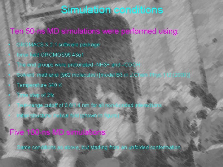 Behaviour of velocities in protein folding events Aldo