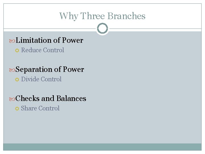 Three Branches of Government Mr Guidos Social Studies