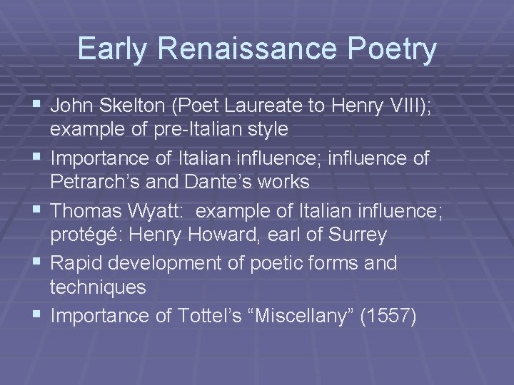 The English Renaissance An Introduction By Dr William