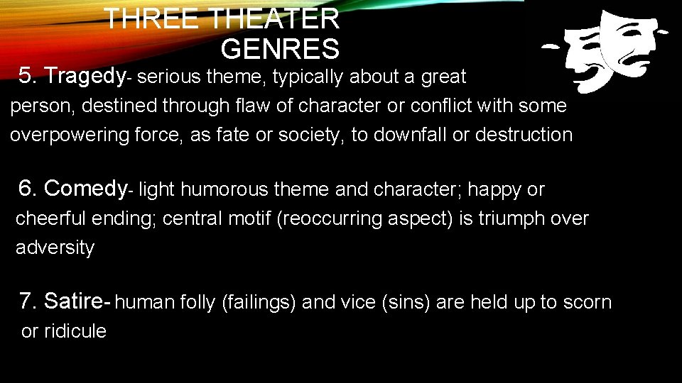 PERFORMANCE AND LITERARY WORKS PART I THE BIRTH