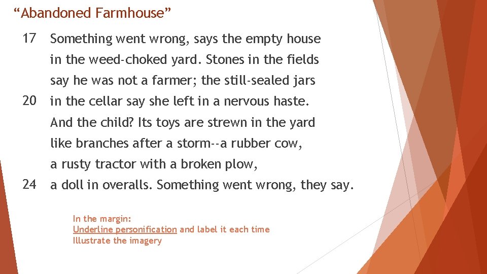 Abandoned Farmhouse By Ted Kosher Poetry Analysis Write