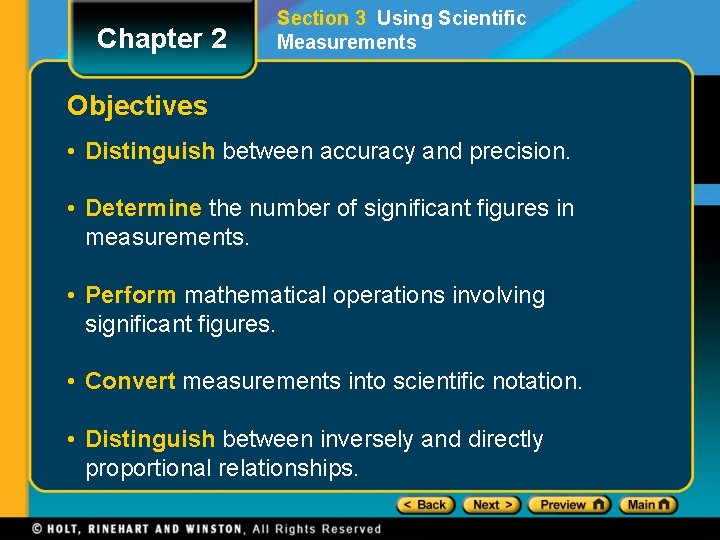 Chapter 2 Sec 2 3 Scientific Measurement Vocabulary