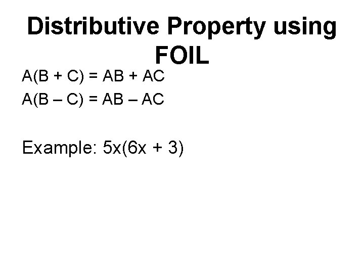 WarmUp 22 Factoring Binomials Definitions To factor an
