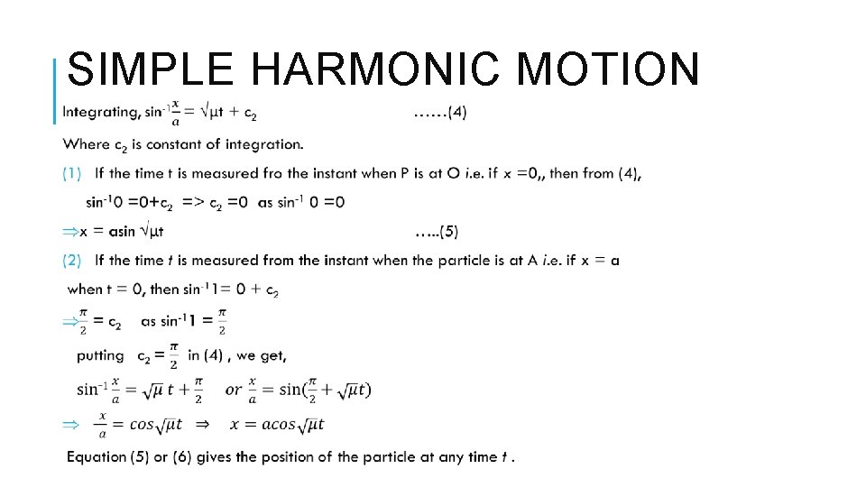 SIMPLE HARMONIC MOTION BY Prof NAVEEN KUMAR SIMPLE