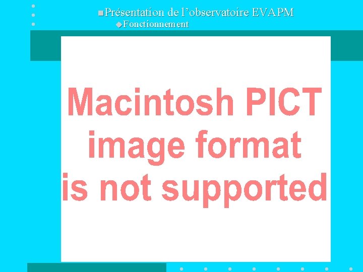 Un observatoire dvelopp par lAPMEP et lINRP Prsentation