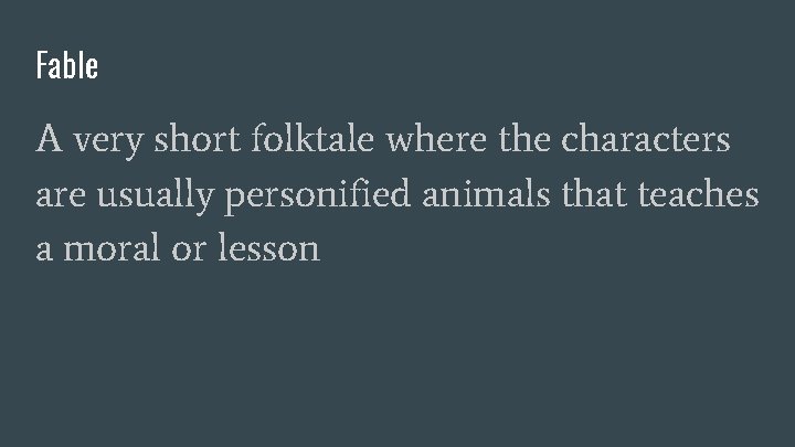 Folktale Genres Foldable Lesson 24 Folktale A story