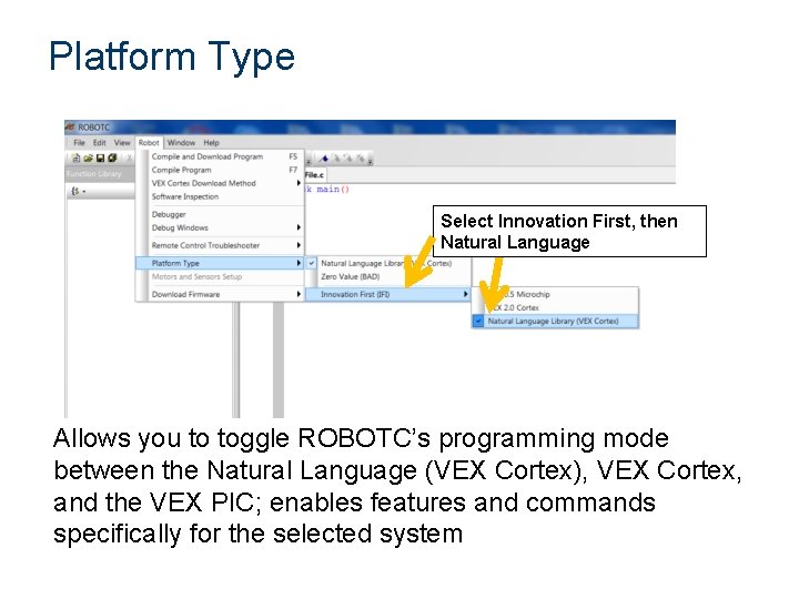 Introduction to Programming Developed in collaboration with ROBOTC