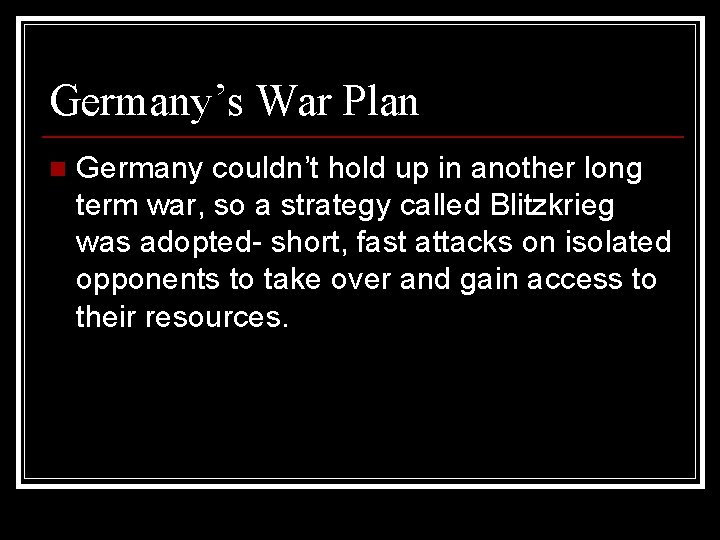 The Economic Situation of Germany in 1936 By