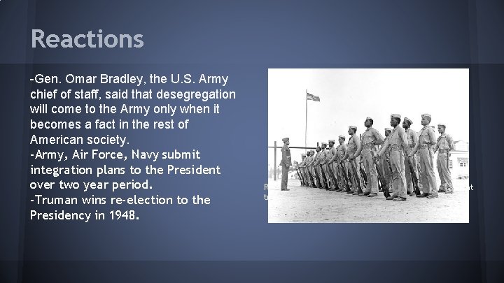 President Truman Integrates the Armed Forces By Mr
