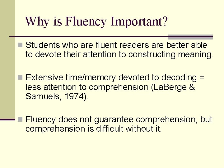 Fluency Instruction TLED 432532 Fluency Building the Bridge