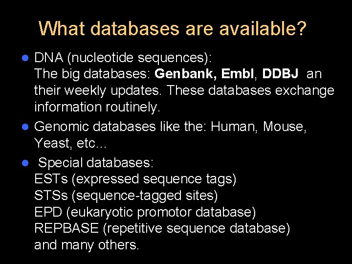 Fasta and Blast Heuristic algorithm for database search