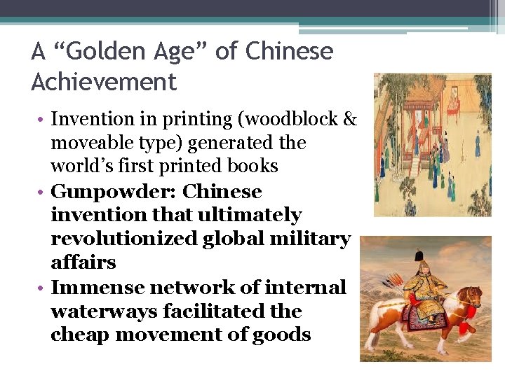 China The World 600 1300 C E Objective