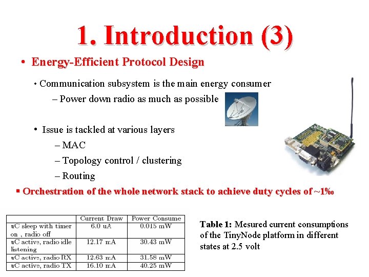 UBI 532 WIRELESS SENSOR NETWORKS International Computer Institute